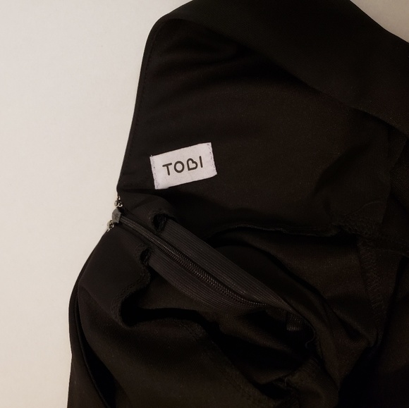 Tobi | Dresses | Tobi Sexy Black Mini Cocktail Dress Szm | Poshmark